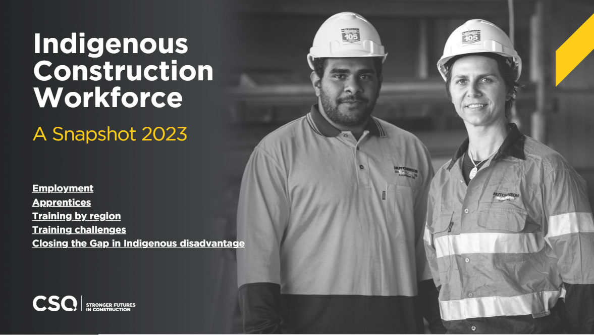 Indigenous Construction Workforce | Construction Skills Queensland